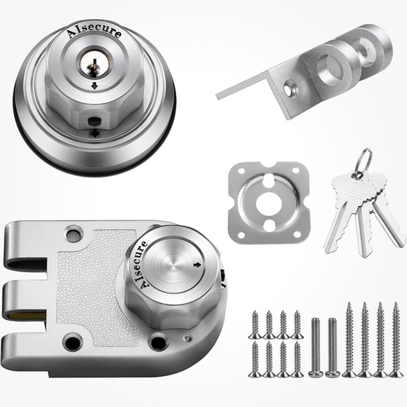 Alsecure | Other | Twist To Lock Jimmy Proof Deadbolt Lock Keyless With ...